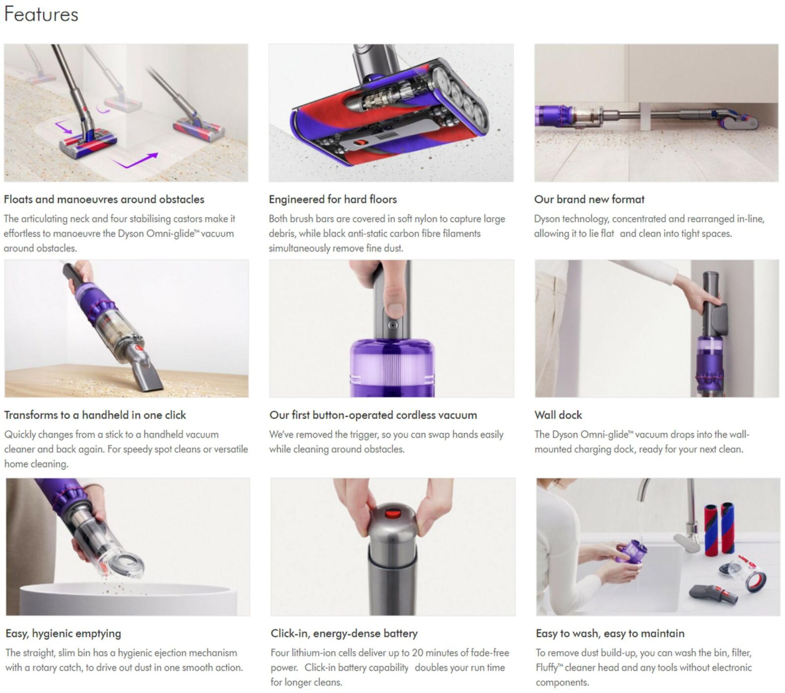 Dyson Cordless Stick Vaccum Cleaner OMNIGLIDE at Wades (Appliance sales ...
