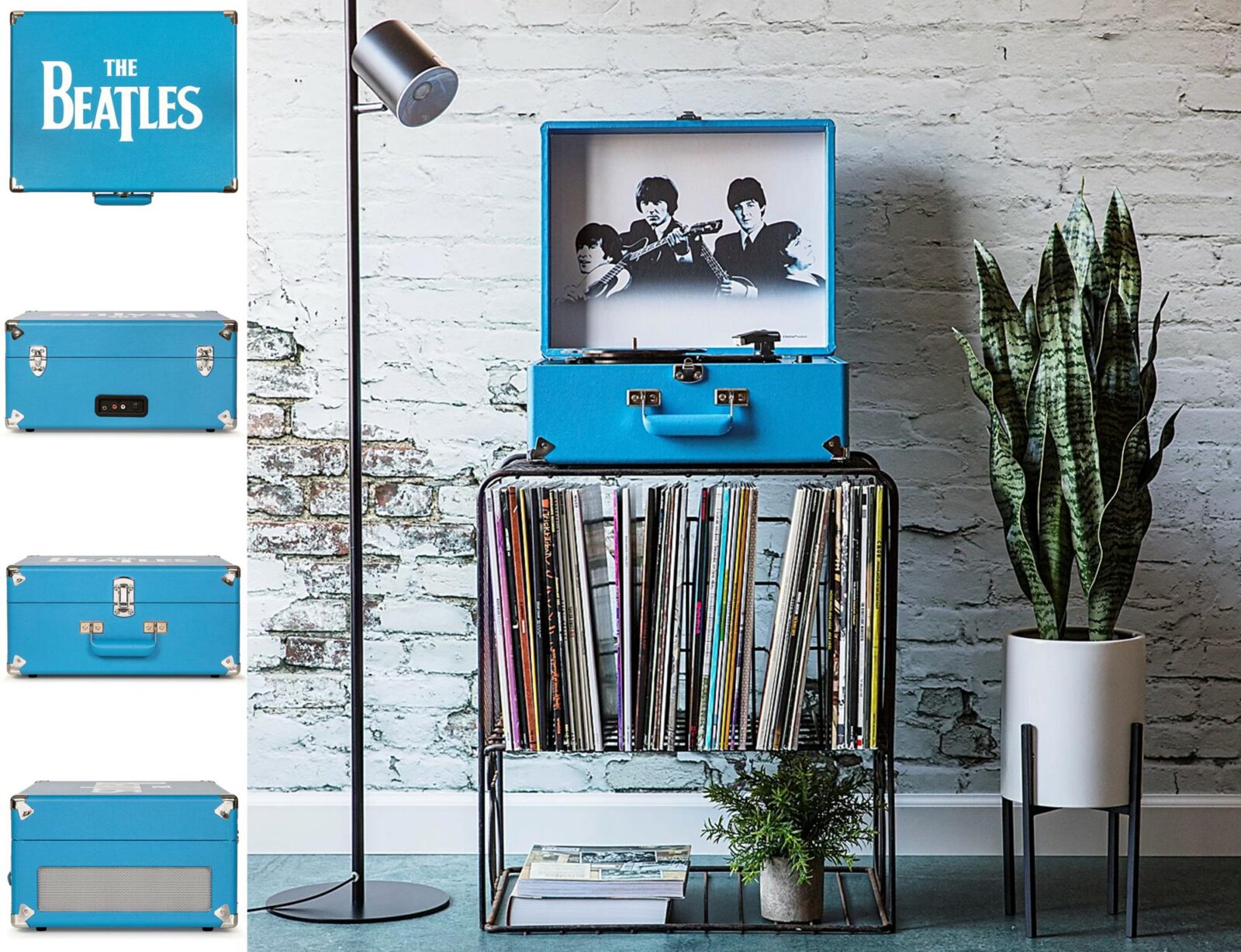 Crosley Anthology Turntable - The Beatles - Blue CR6253C-BE4 at Wades ...