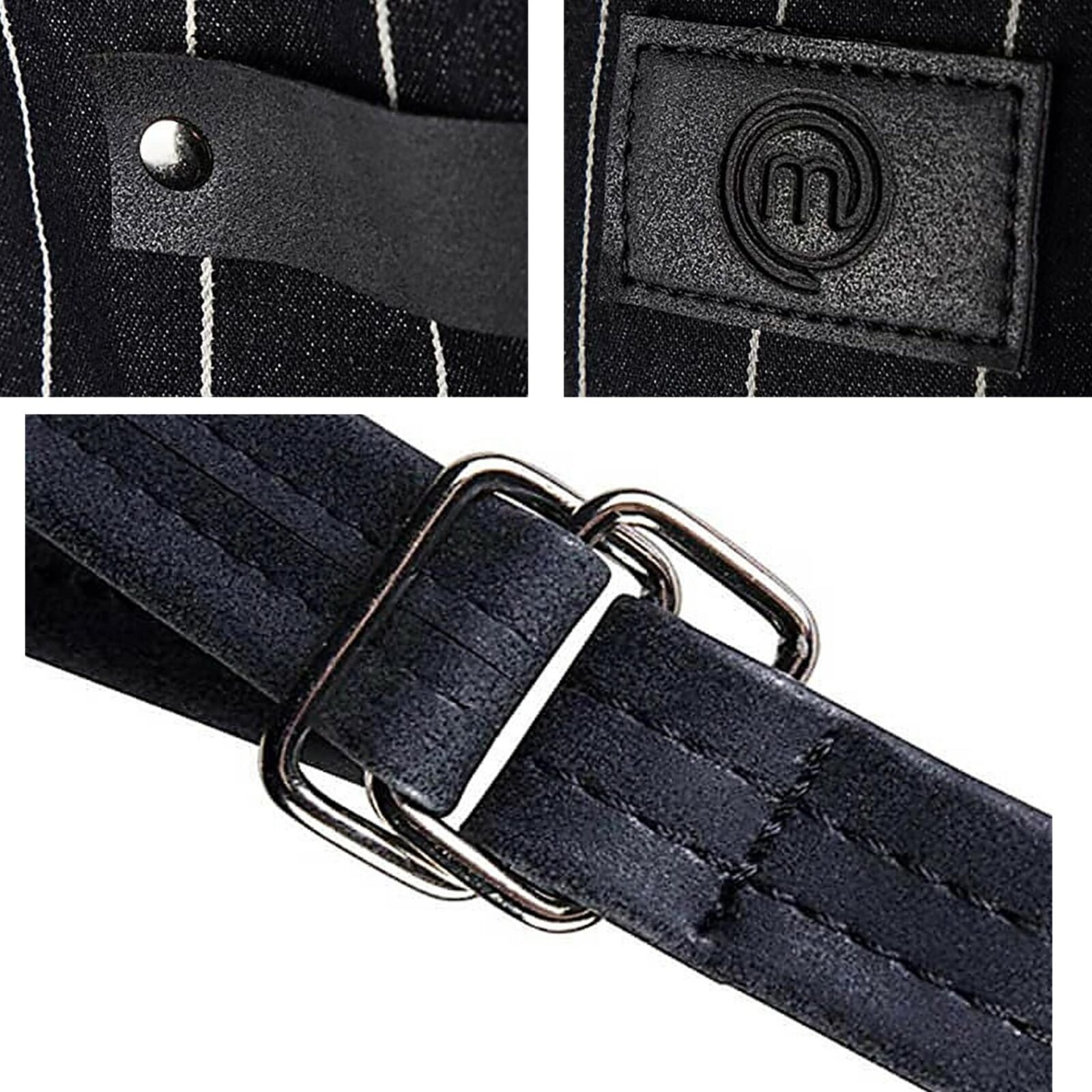 MasterChef Striped Apron - Black and White 4060498 at Wades (Appliance ...