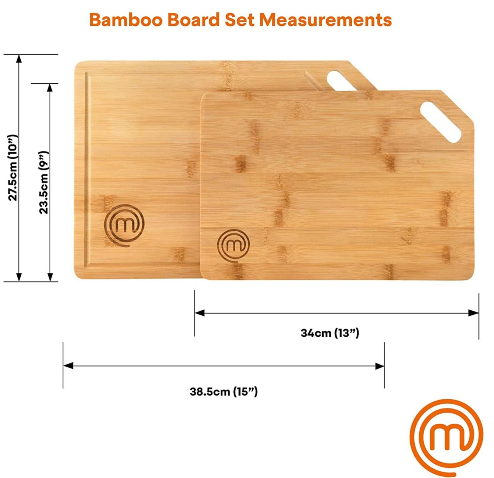 MasterChef Bamboo Chopping Boards 4060519 at Wades (Appliance sales and ...