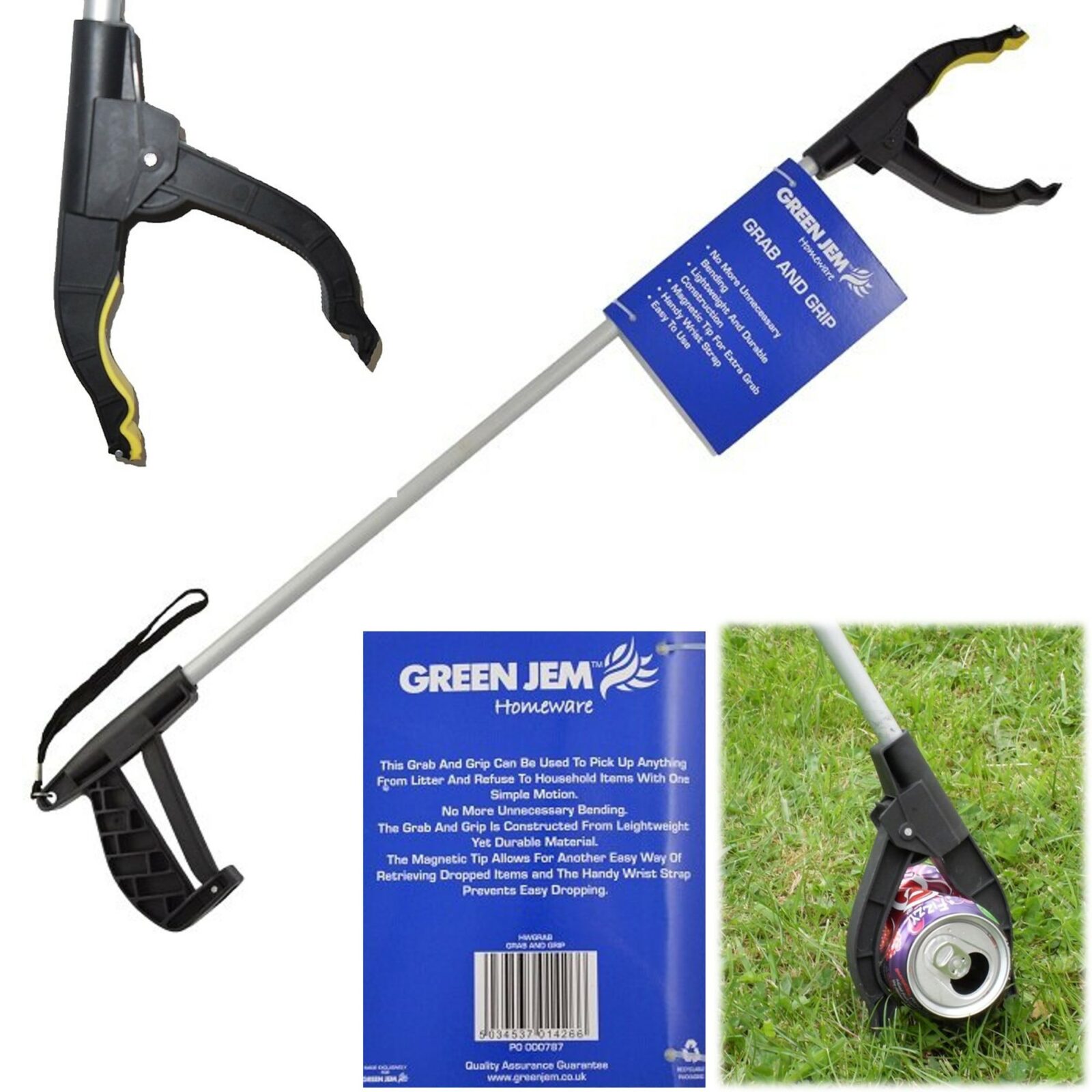 Green Jem Grab and Grip Litter Picker GJ260 at Wades (Appliance sales ...