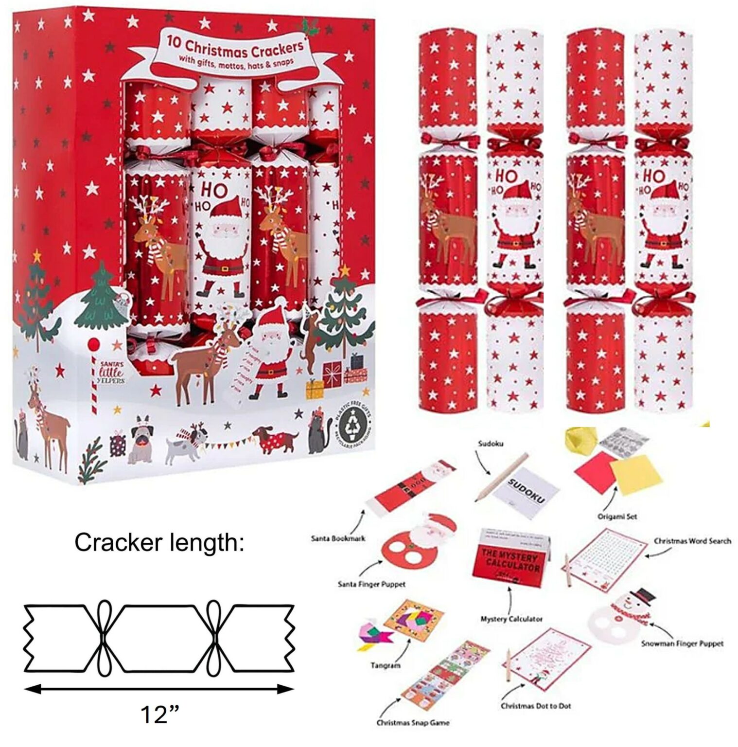 RSW 10 x 12" Family Crackers - Santa and Yelpers 5772549 at Wades ...